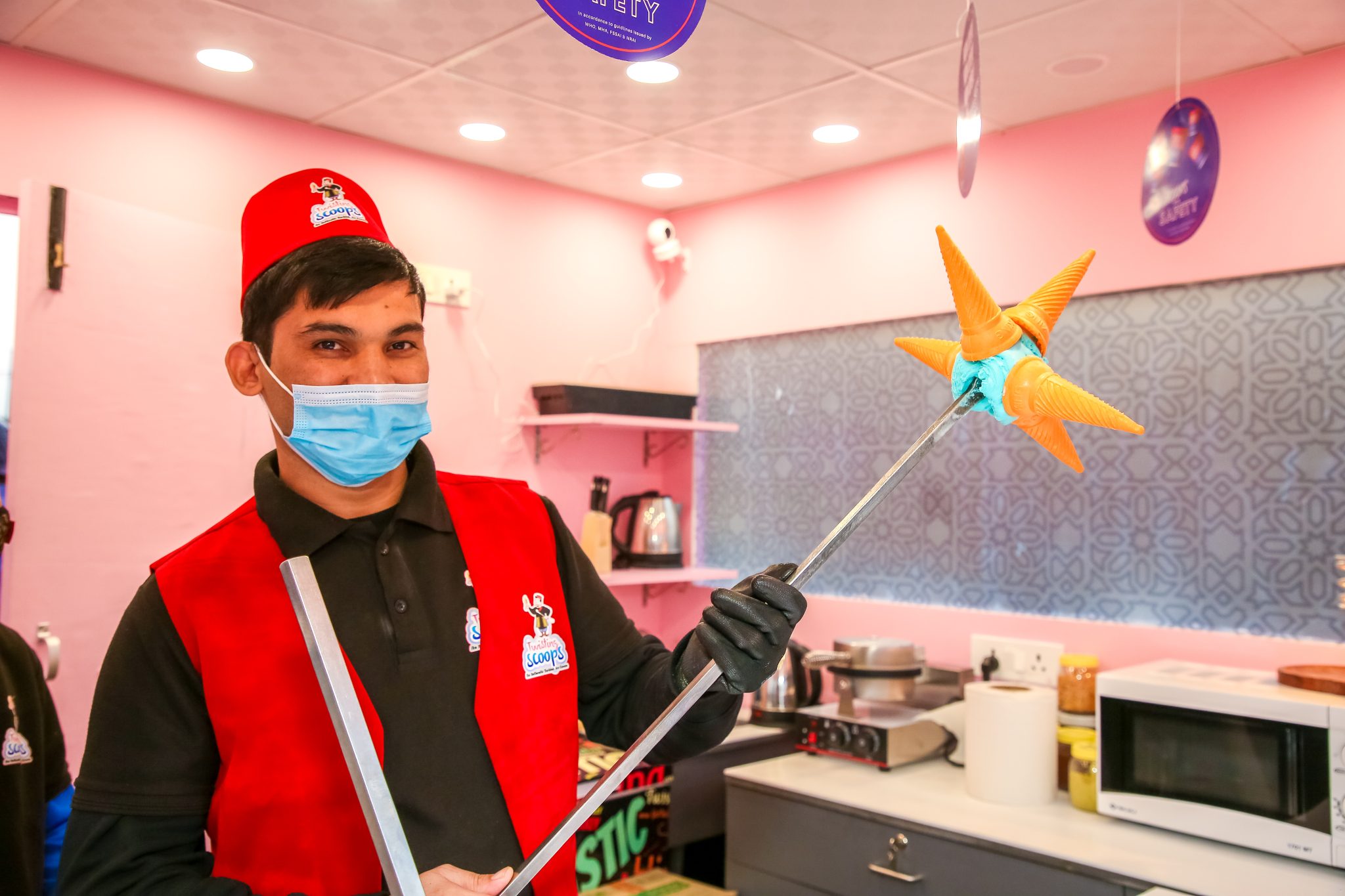 Twisting Scoops | Taste the Real Turkish Ice Cream Magic