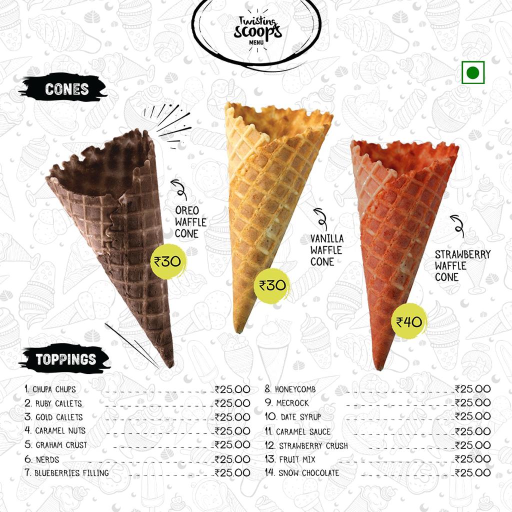 Menu Twisting Scoops Menu Twisting Scoops